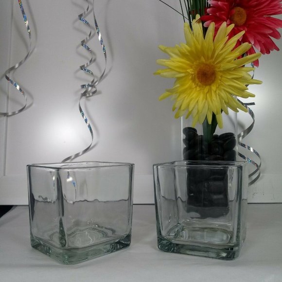 Libby Glass Inc | Accents | Libby Glass Votive Candle Holders New ...